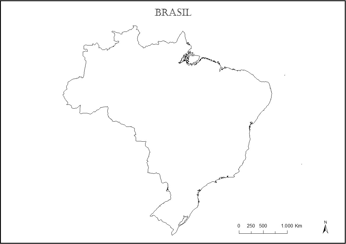 Mapas Político do Brasil para pintar e colorir ~ Atividades Escolares