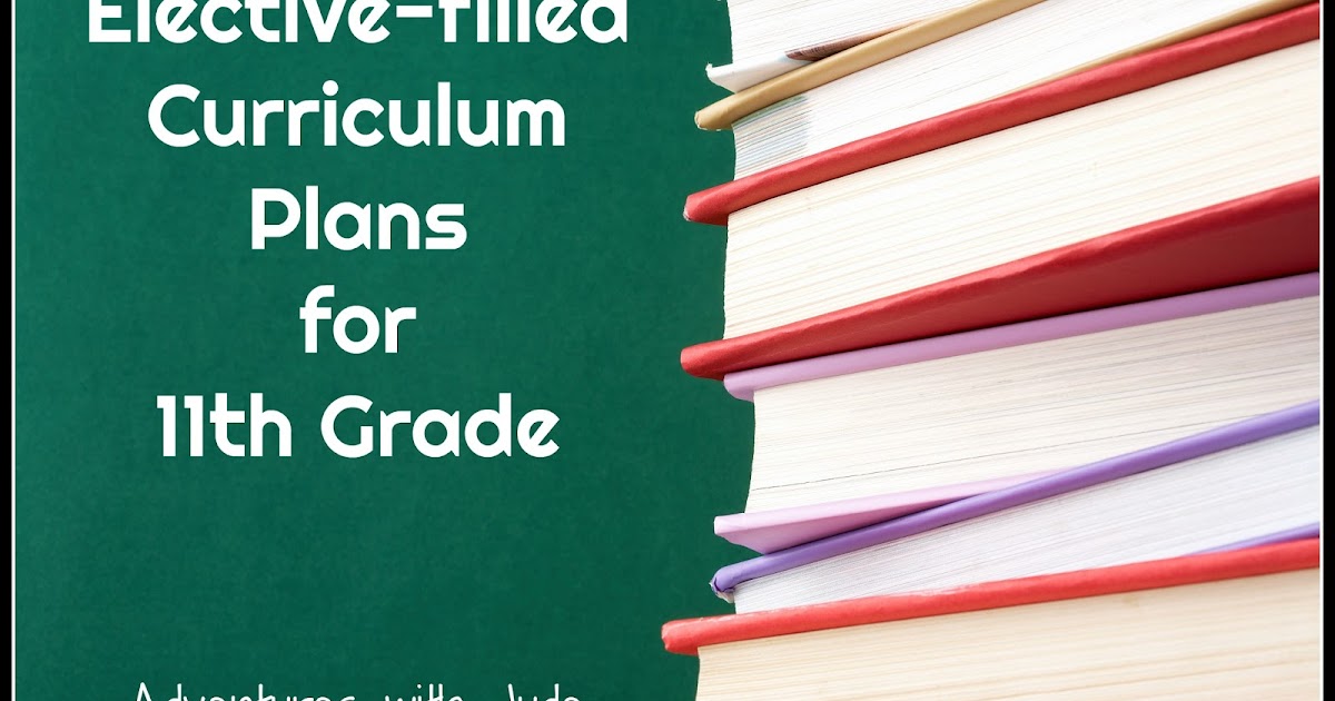 Adventures with Jude: 11th Grade Curriculum Choices