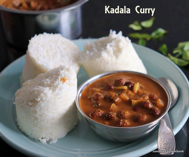 Sandhiya's Cookbook: Kadala Curry | Kerala Kadala Curry | Black Chana ...