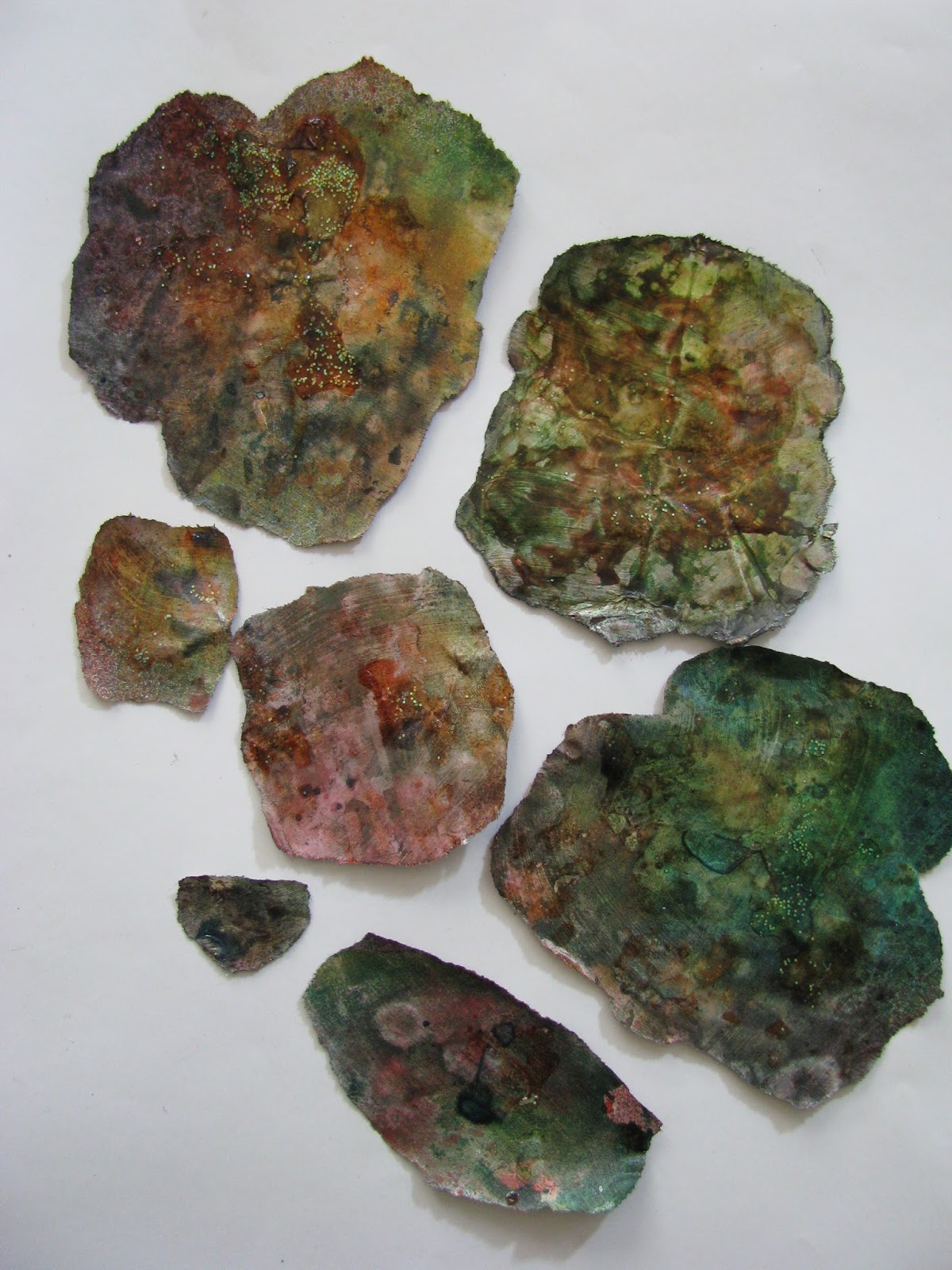 Mundane Entertainment: Polished Stone Technique With Tattered Angels Paints