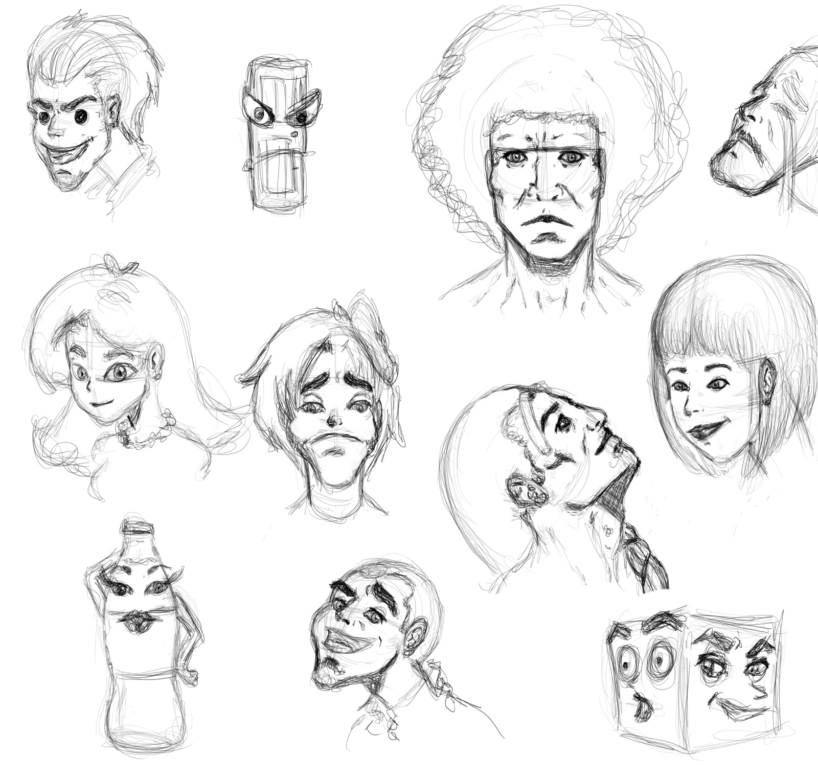 The Artwork of Versace: Emotion sketches