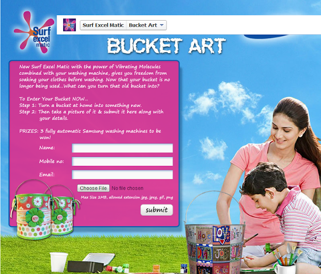 Getting it For Free: Participate In Bucket Art Contest By Surf Excel ...
