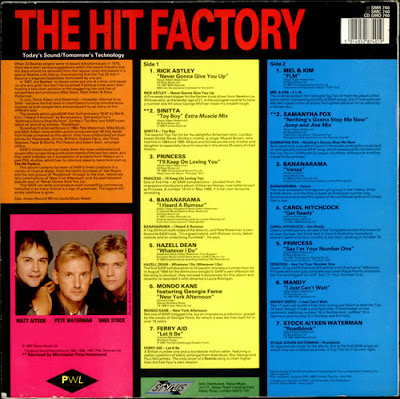 RETRO DISCO HI-NRG: HIT FACTORY - Volume 1 (Various Artists) 1987 SAW ...