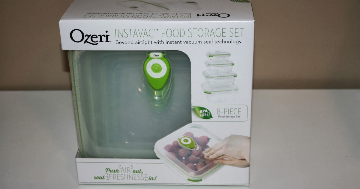 Trying To Go Green: Ozeri INSTAVAC Green Earth Food Storage Container Set