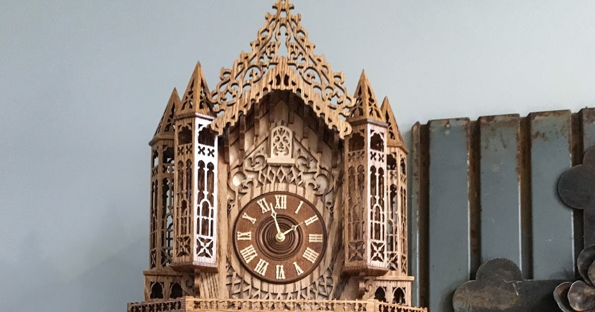 Scroll Bench: Bucket List Project: Roman Cathedral Scroll Saw Clock