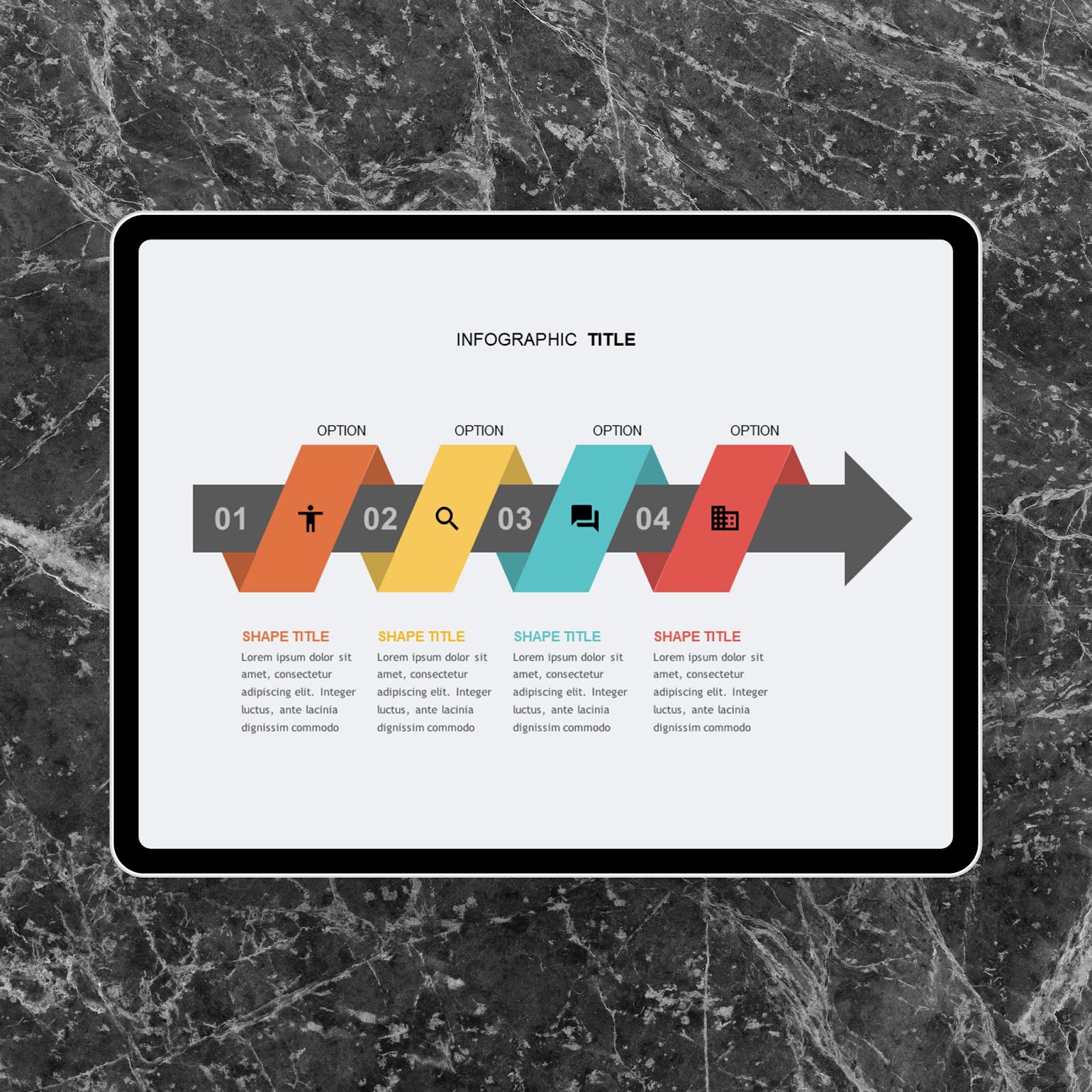 Twist Dynamic Arrow PowerPoint Templates - PowerPoint Free