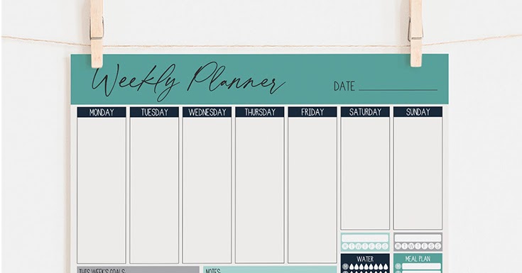 Mum and Me Handmade Designs: FREE PRINTABLE FOR MARCH - WEEKLY PLANNER PDF