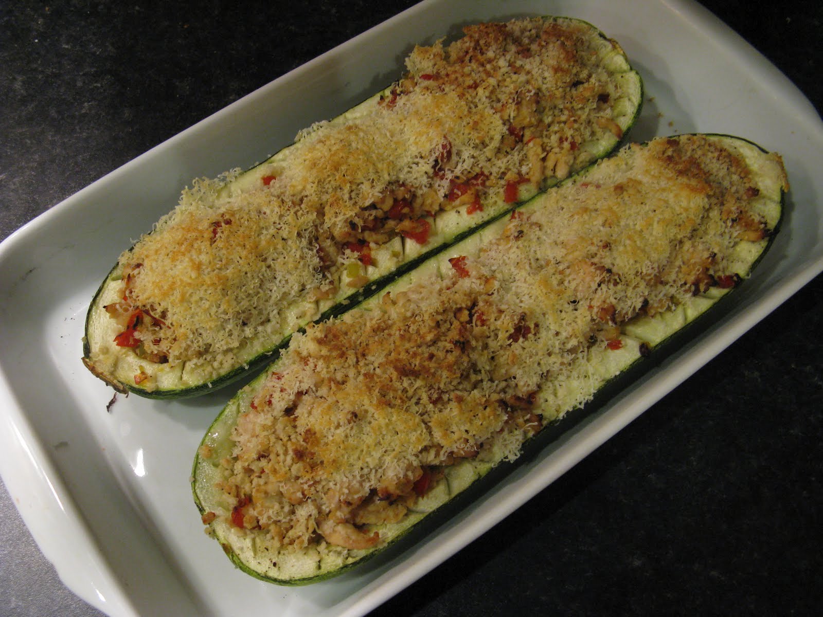 Chef Mel's Kitchen: Recipe: British Turkey and Peppadew Stuffed Marrow