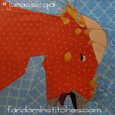 Fandom In Stitches: Jurassic Park Quilt Along Week 13