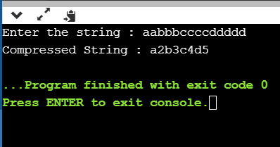 Compress a string | JoBat update
