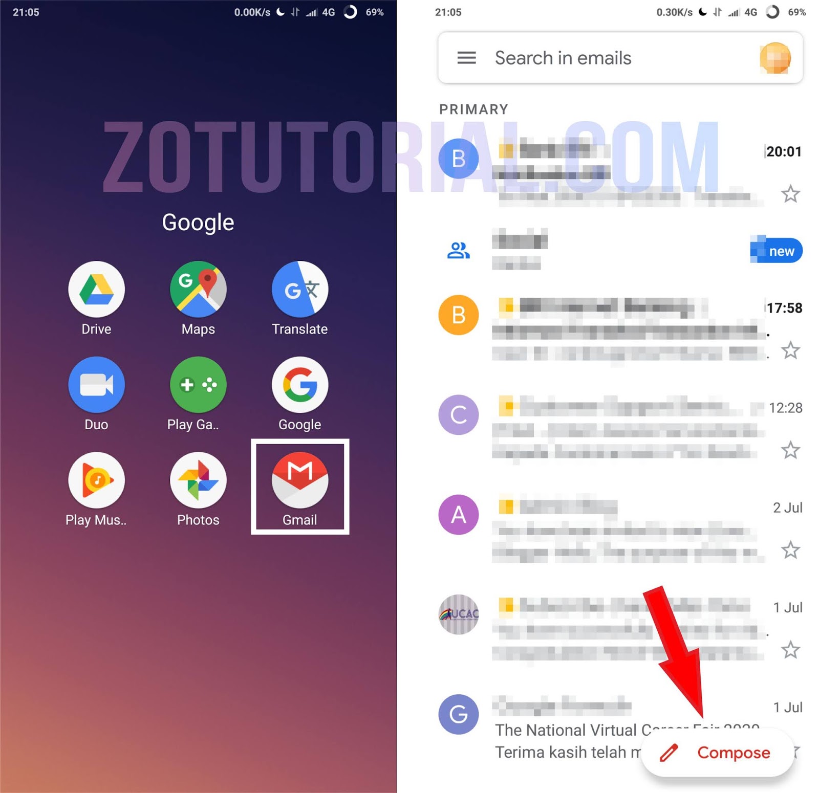 Format dan Cara Kirim E-Mail di HP Smartphone Android Terbaru ...