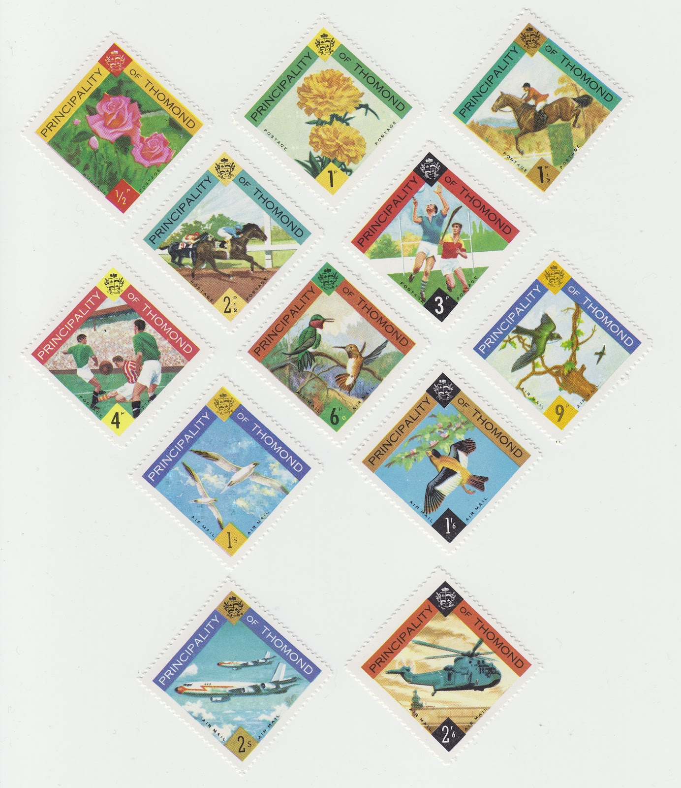 Rainbow_stamps_and_coins: Microstates : 19 Principality of Thomond (bogus)