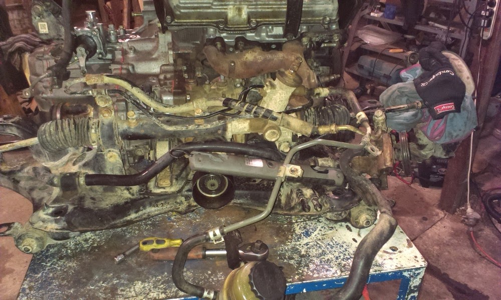 Rav4 3VZ V6 Conversion: AWD E53 Transaxle & Engine Assembly