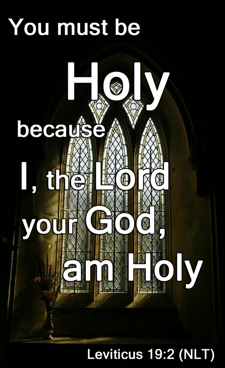 Blessed By The Lord: July 25, 2016 - BE HOLY