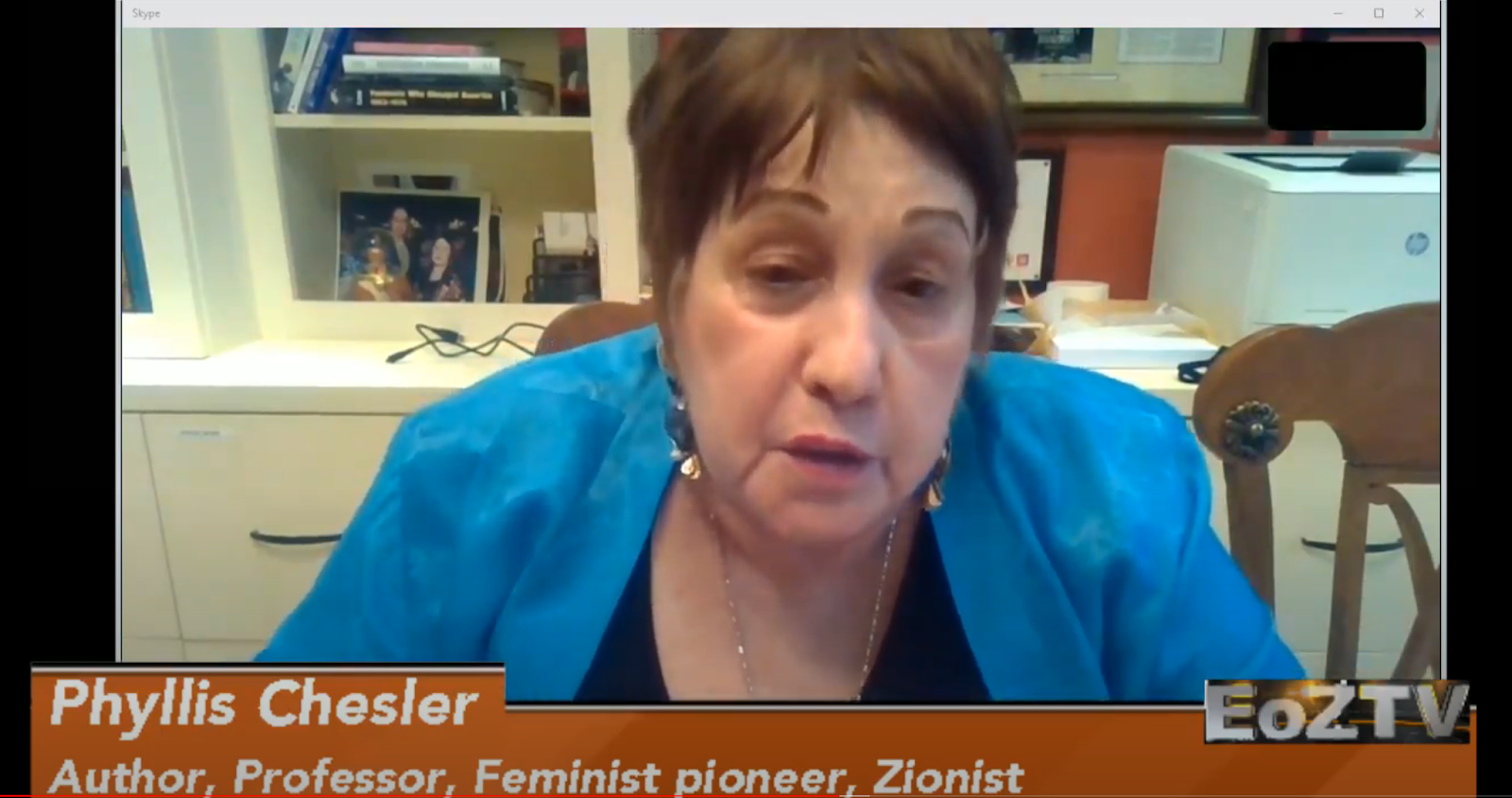 EoZTV: Interview with Phyllis Chesler ~ Elder Of Ziyon - Israel News