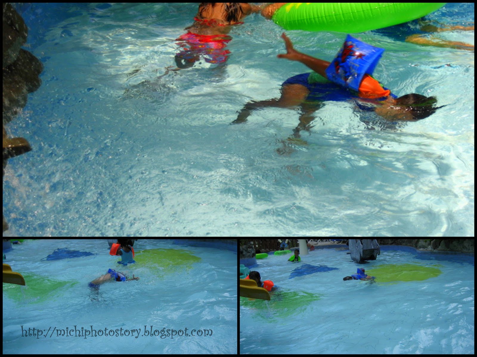 Michi Photostory: Water + Floater + Sun = Fun