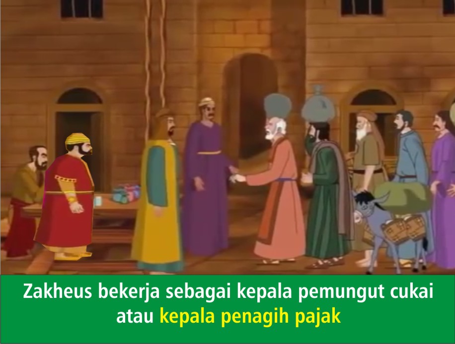 Komik Alkitab Anak: Tuhan Yesus Bertemu Zakheus