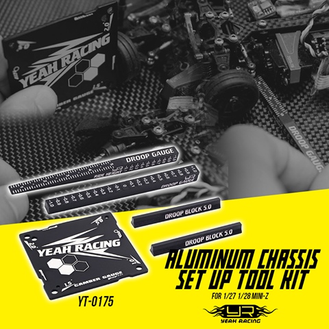 Yeah Racing ミニッツサイズRCカー用「Aluminum Chassis Set Up Tool Kit」登場|ラジコンもんちぃ ...