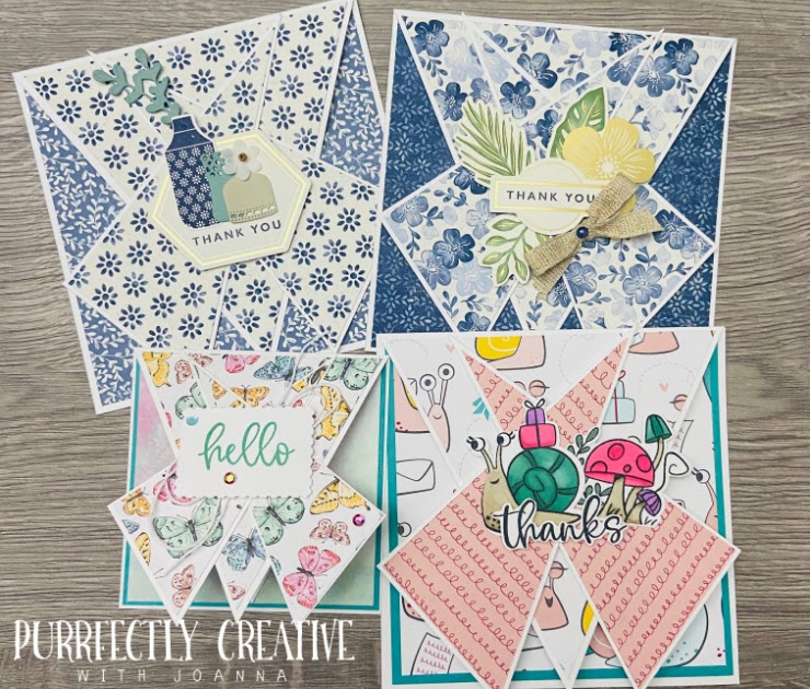 Purrfectly Creative : Triple point fun fold cards