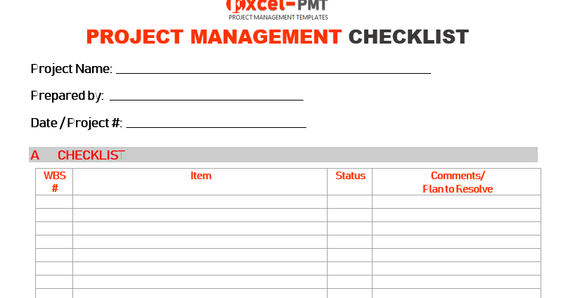 Project management Checklist - Project Management | Small Business Guide
