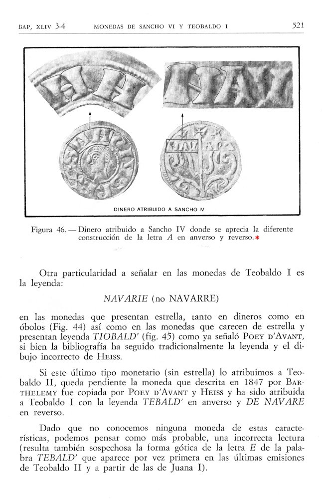 numisarchives: Tipología de las monedas de Sancho VI y Teobaldo I ...
