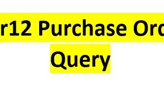Oracle Application's Blog: Oracle r12 Purchase Order Tax Query