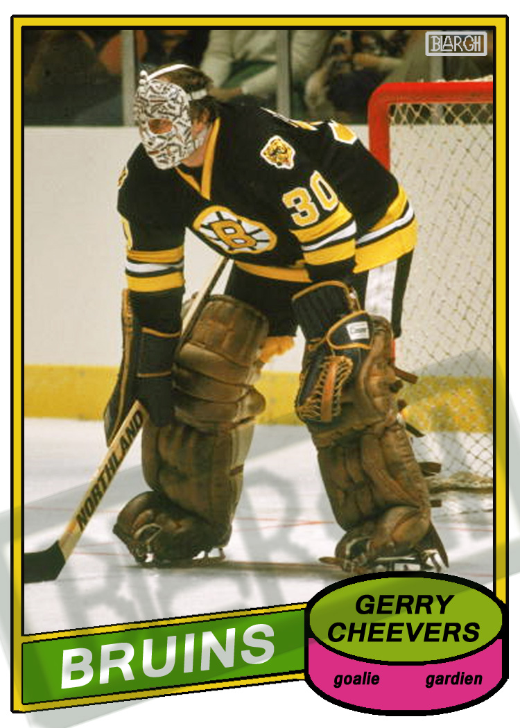 The Cardboard and Me: Lost Cards: 1980-81 OPC Gerry Cheevers