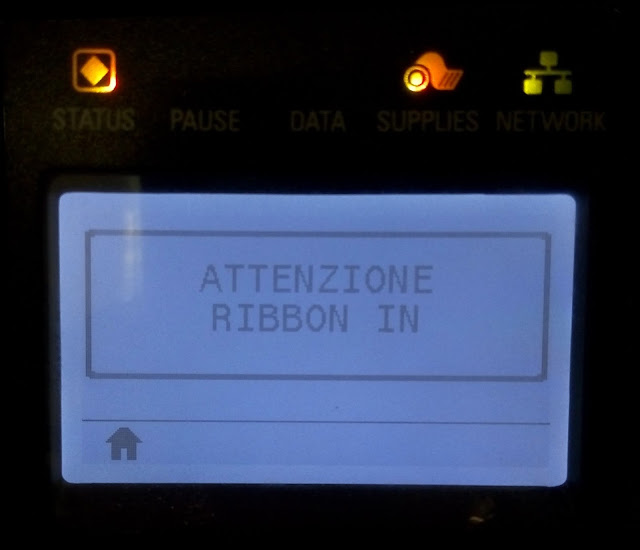 Mino Modding: Come risolvere l'errore "RIBBON IN" sulle stampanti Zebra