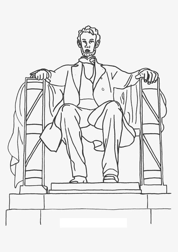 Lincoln Memorial Coloring Page ~ Coloring Pages