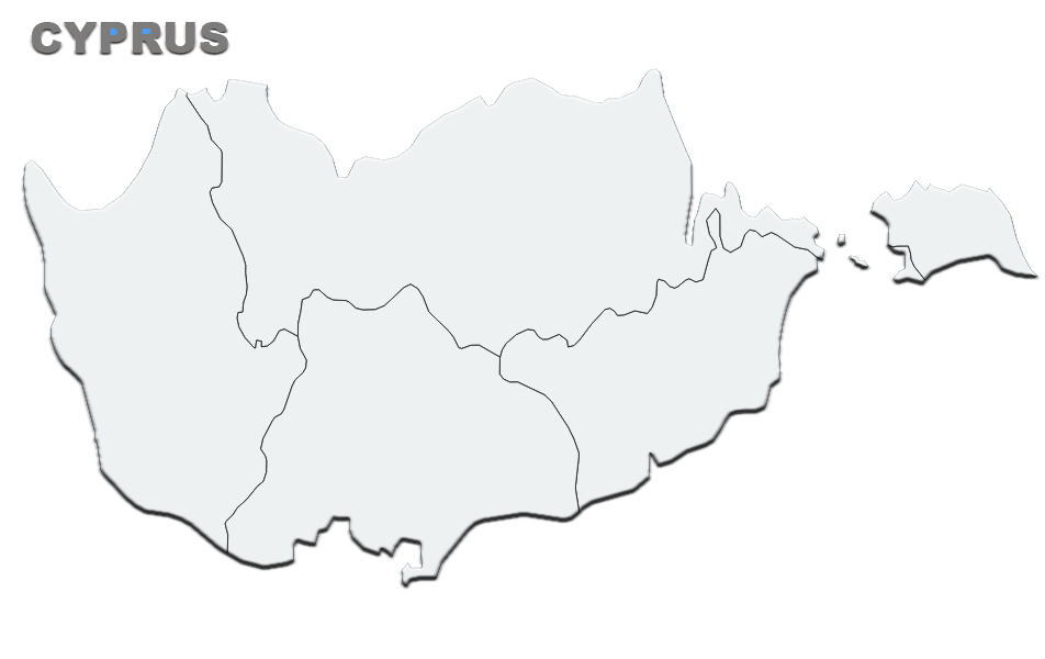 Cyprus Blank Map Chart - Web Sejarah - Sejarah Indonesia Terlengkap