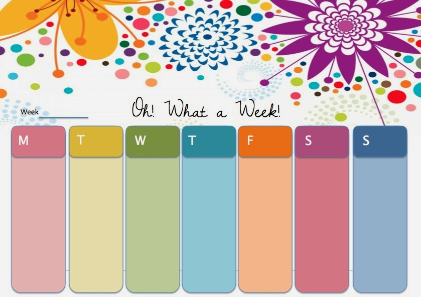 Kits 4 Kindy Kids: **Freebie** Weekly Planner