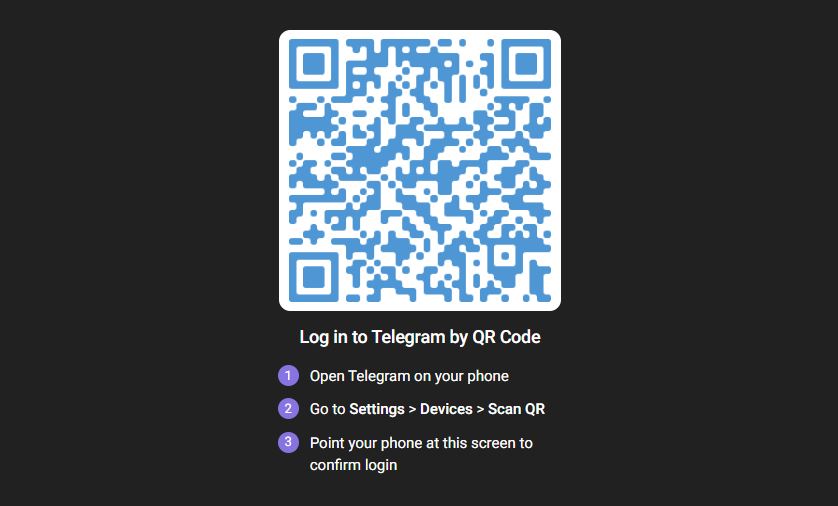 Cara Terbaru Login Telegram Web dengan QR Code dan Nomor Hp