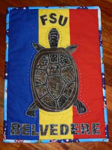 Cherry Red Quilter: Happy Little Vegemites and RAEME