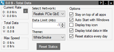 Net Speed Widget: Home