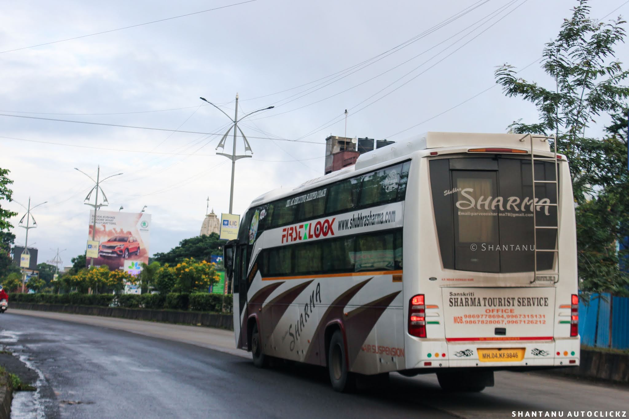 Shantanu Autoclickz: Brand new Shubhra Sharma Travels Ashok Leyland BS ...
