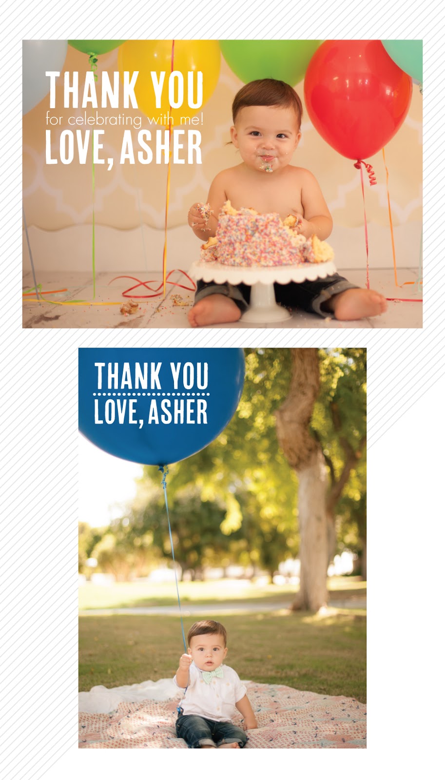 &chloe: thank you notes for asher