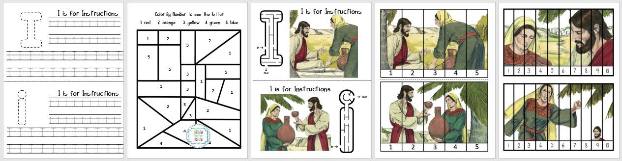 Jesus Instructs the Samaritan Woman | Bible Fun For Kids