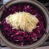 HOMEMADE SLOVENIAN FOOD : STEWED RED CABBAGE