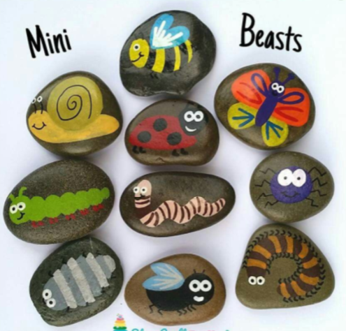 Nursery: MiniBeast Rock Painting