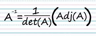 EarthNote: How To Calculate Determinant,Adjoint,and Inverse a 3X3 Matrix