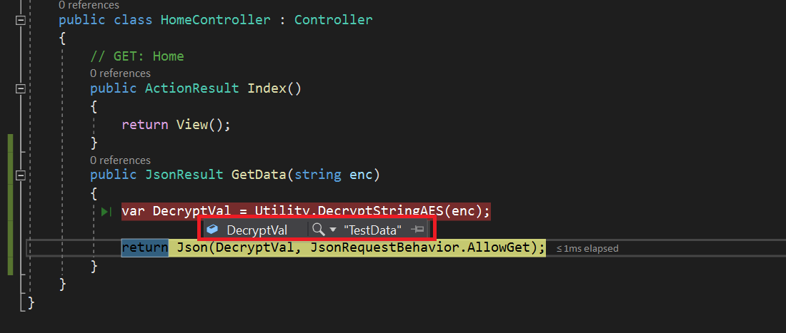 Encrypt In Javascript And Pass It Into Ajax Call And Decrypt In Mvc Controller Using Aes