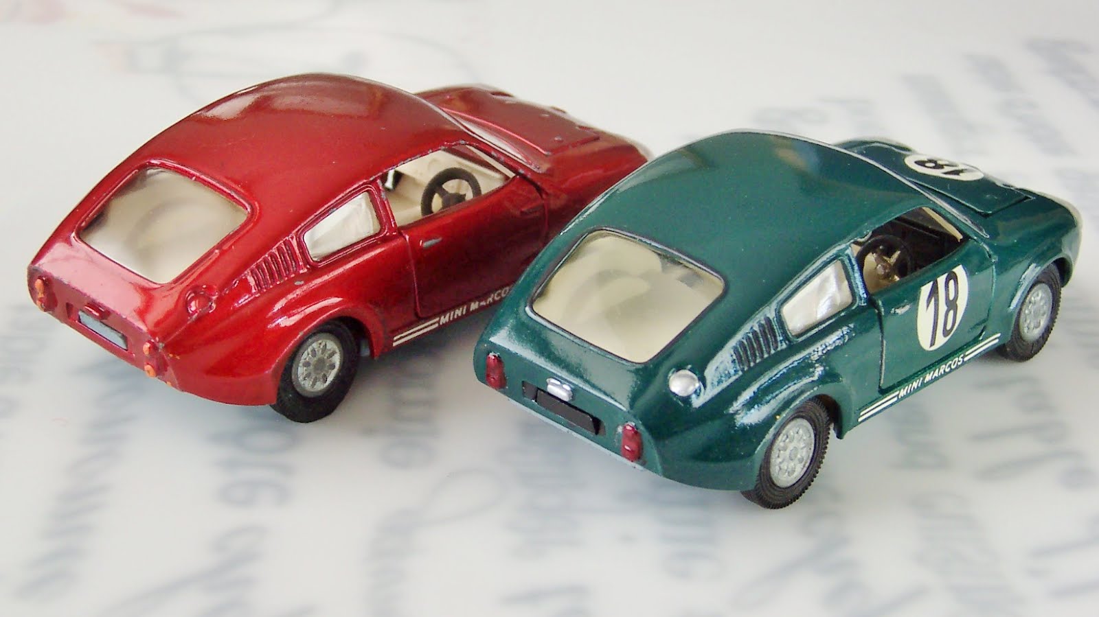 Modifications of 1:43 models: Marcos