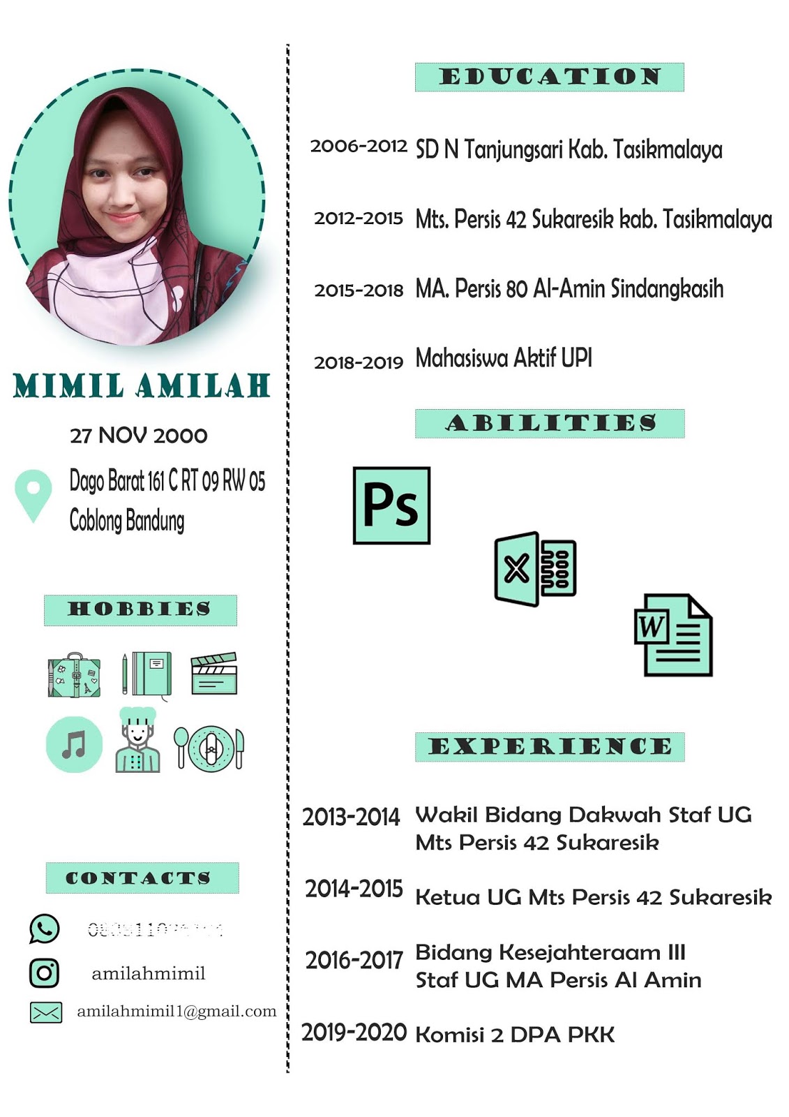 Cara Membuat Curriculum Vitae dengan Photoshop