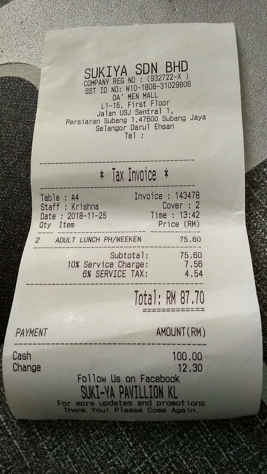 Suki-Ya, Restoran Steamboat Jepun (Sukiyaki/Shabu-Shabu) [RECOMMENDED]