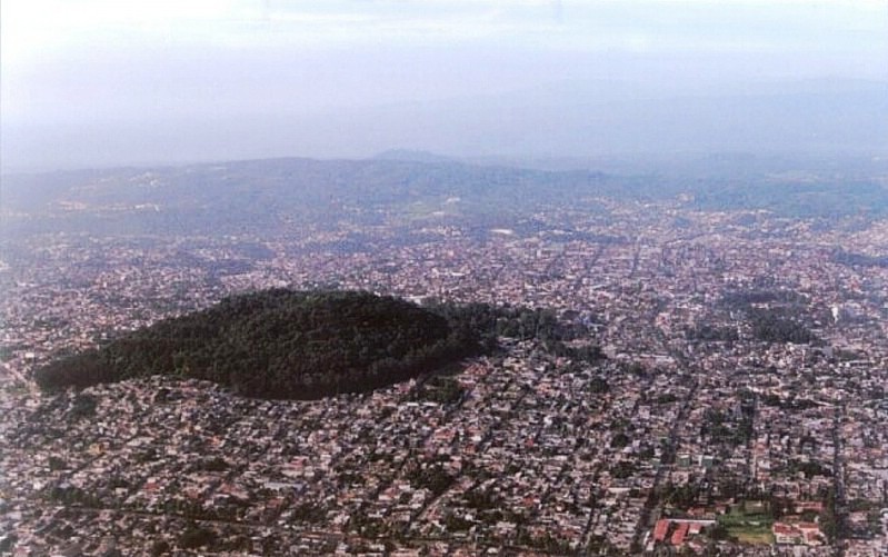 Tourisme au Mexique: volcán del xitle xitle