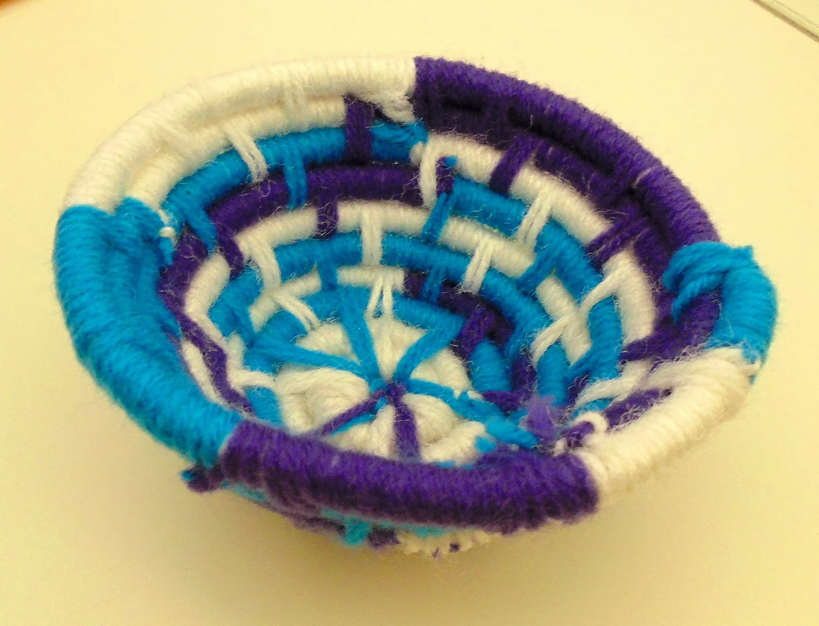 Lines from the Art Room: Fifth Grade Rope Basket Weaving