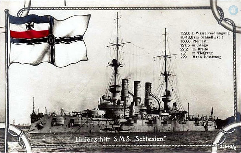 Ship Spotting In Faial Island - V2: SMS SCHLESIEN