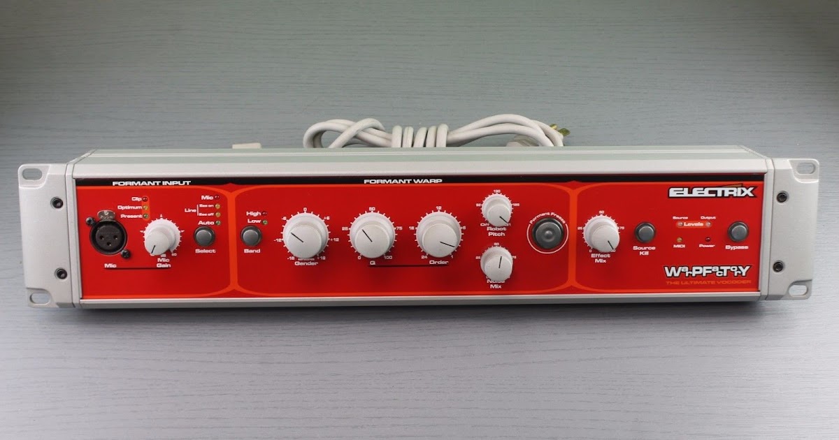 MATRIXSYNTH: Electrix Warp Factory Vocoder