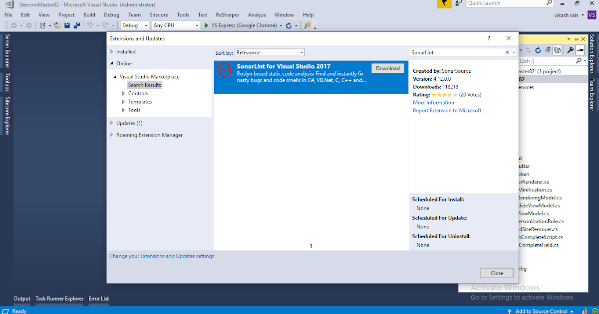 Sitecore Knowledge Transfer: Part - 4 Integrate SonarQube with Visual ...
