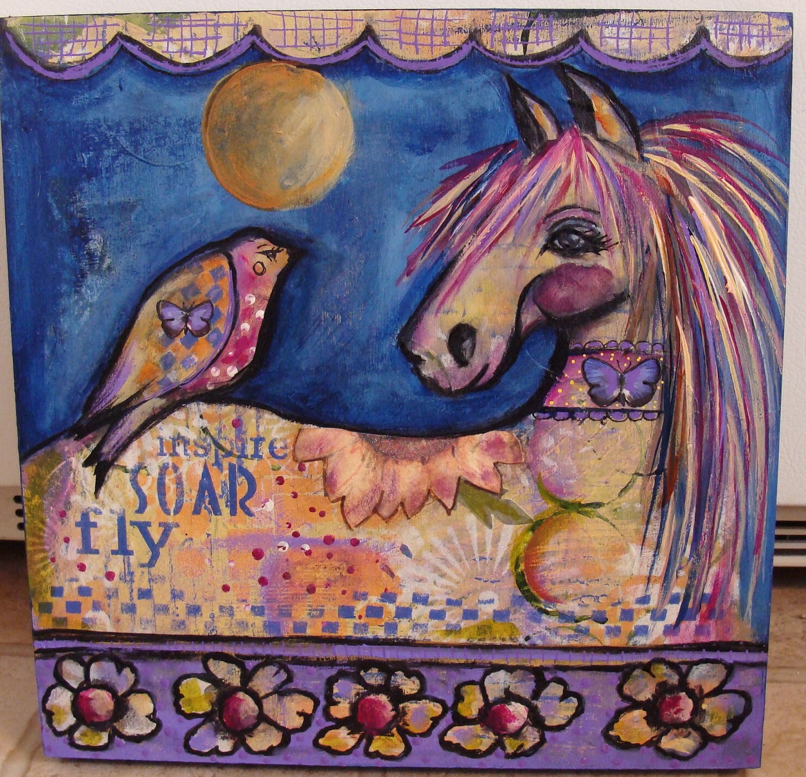 My Art Journal: Whimsy Birds Adventure Painting